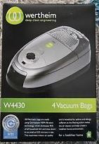 Wertheim W4430 Vacuum Bags