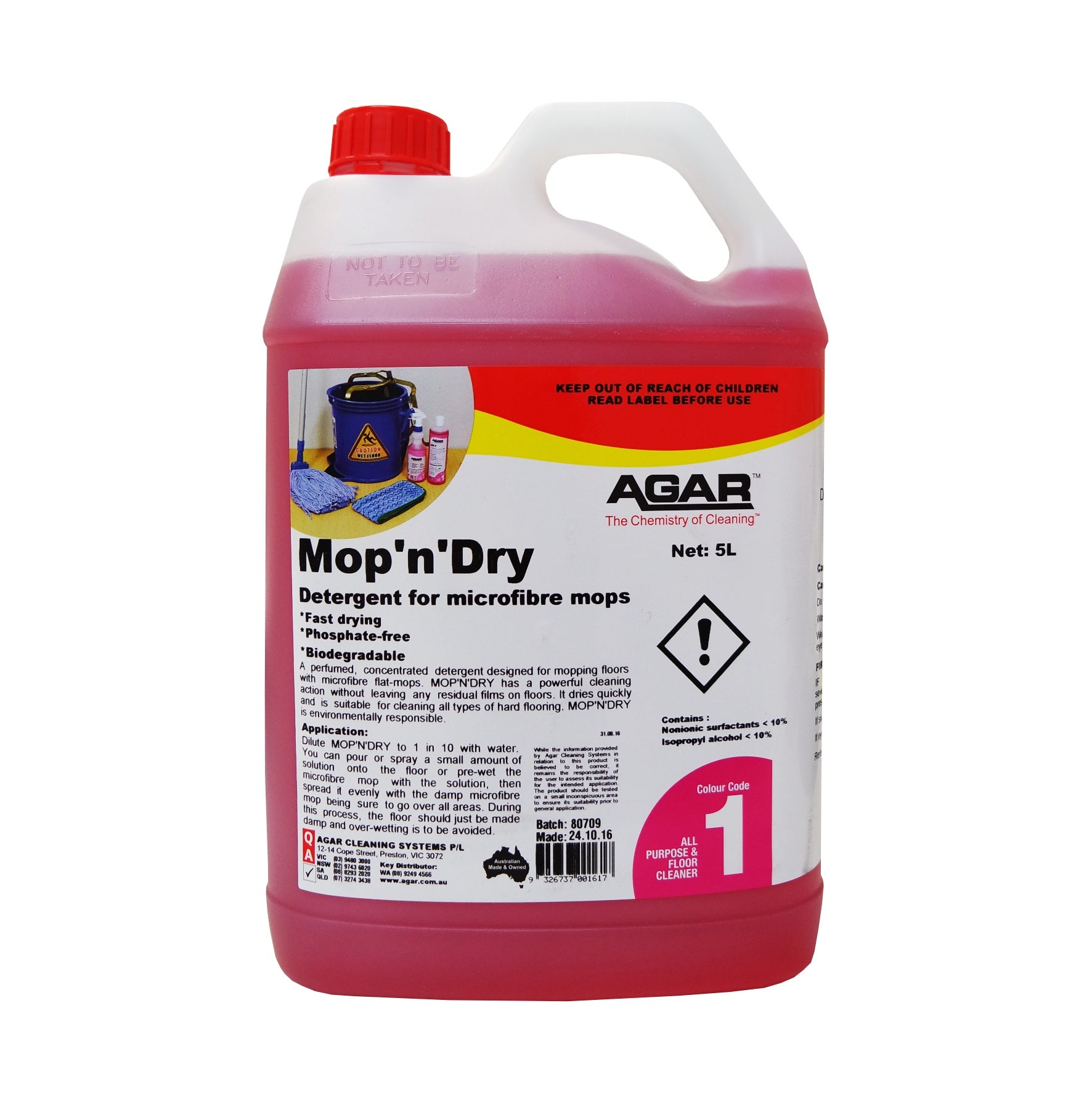 Mop 'N' Dry Detergent 5L